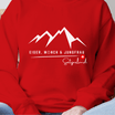Switzerland Sweatshirt, Swiss Souvenir Sweatshirt, Eiger Mönch & Jungf ...